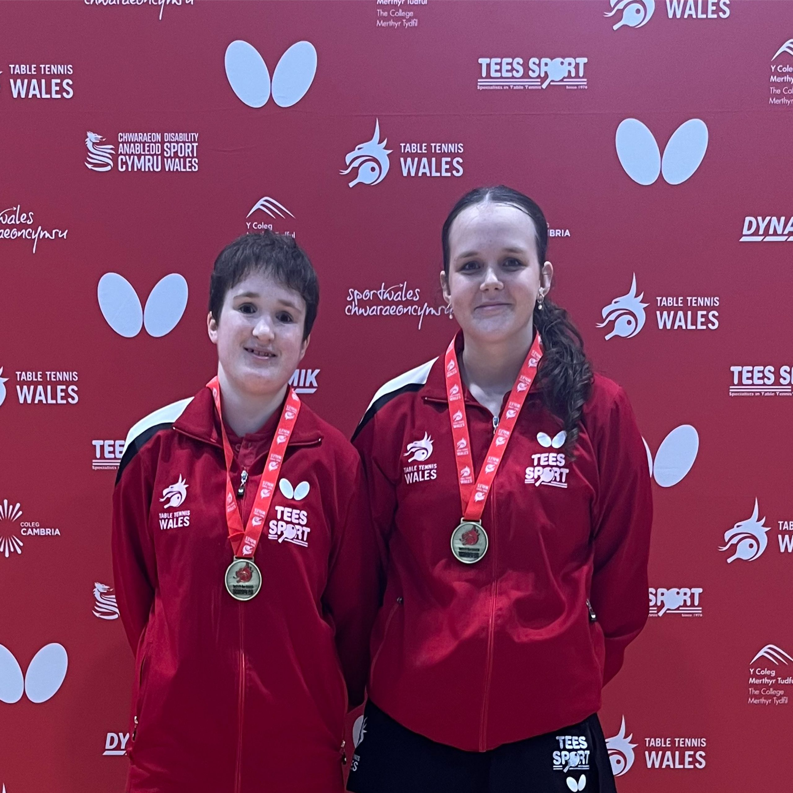 Lowri Hurd And Ruby Elliot Strike Gold at Home Nations - Table Tennis Wales